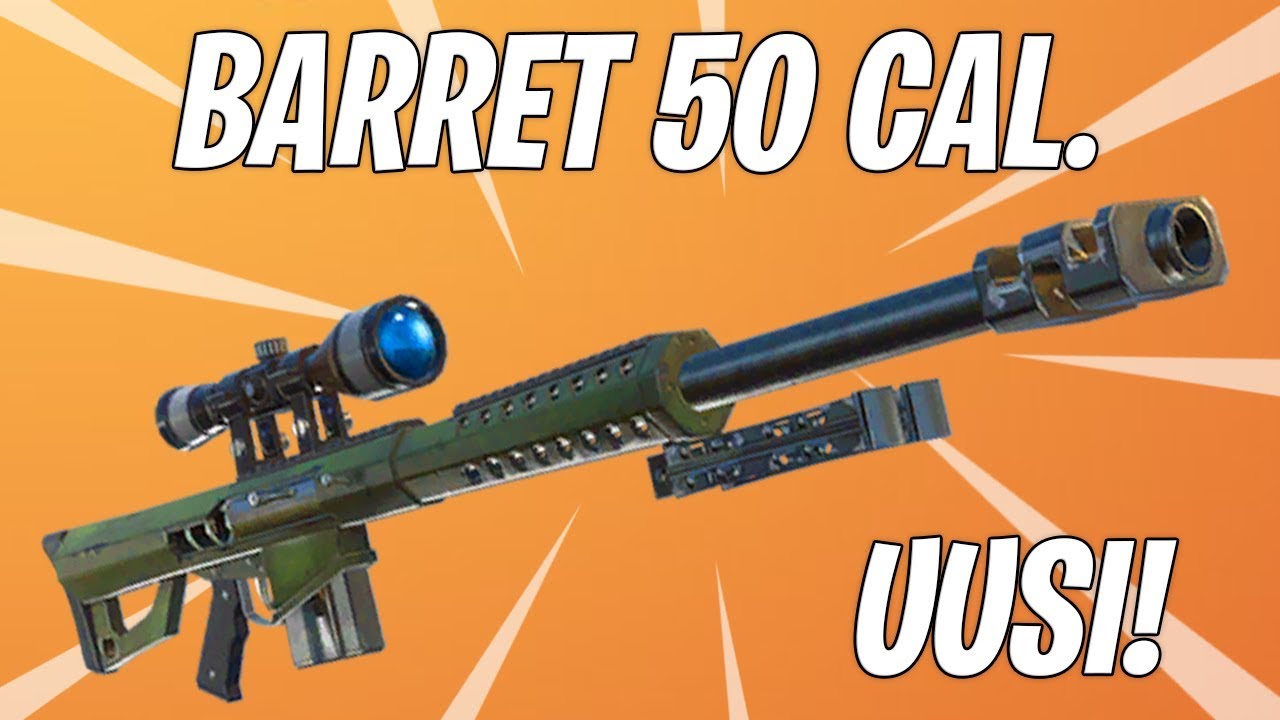 TÄLLÄ ASEELLA VOIT AMPUA SEINIEN LÄPI! - Uusi Barret 50 Cal. Sniper ...