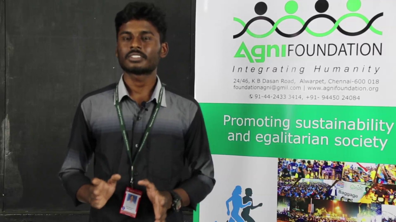 Tamil selvan from vellore speaks about project freedom - YouTube