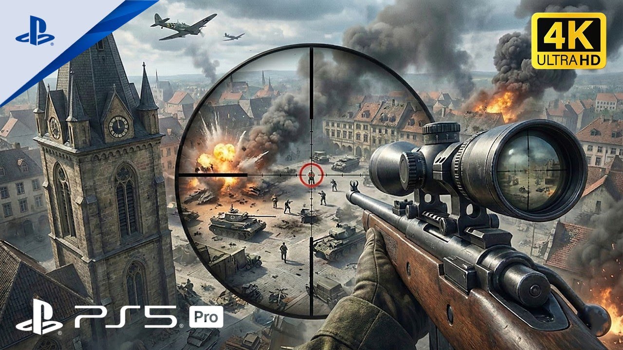 STRONGHOLD 1944 - Sniper Mission - COD WW2 Gameplay [4K 60FPS HDR ...