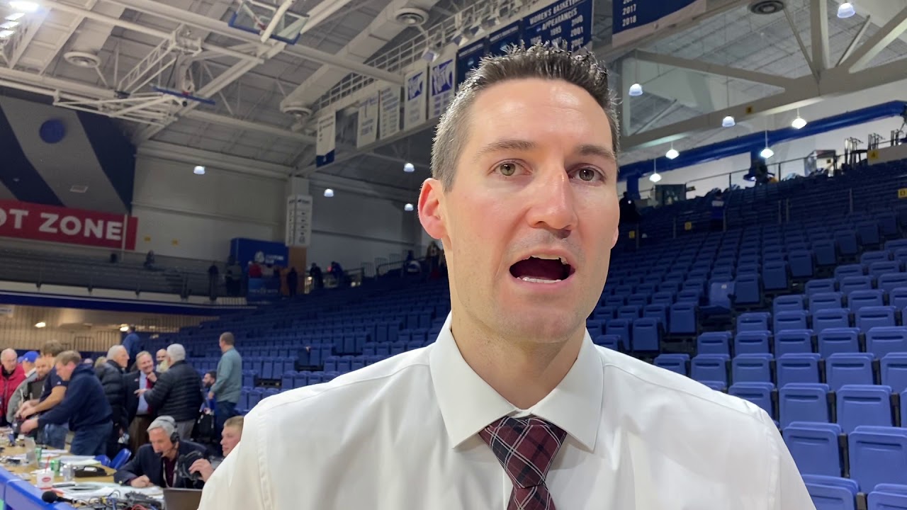 SIU coach Bryan Mullins recaps 79-72 win at Drake - YouTube