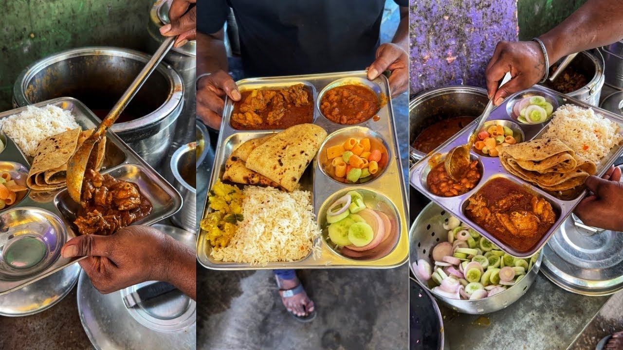 Unlimited Lunch Thali at Just ₹99 Only|Raipur Street Food| - YouTube