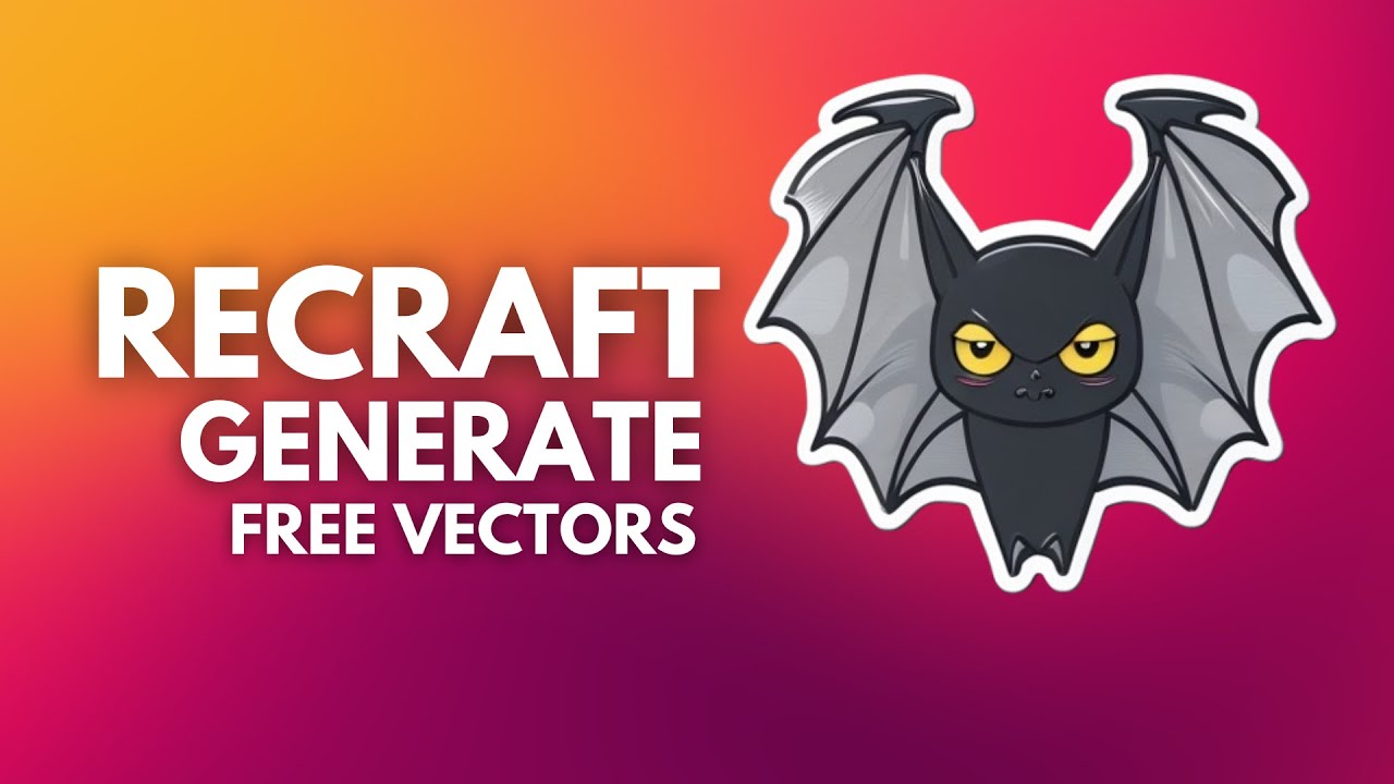 Create SVG Vectors For Free With Recraft AI - YouTube