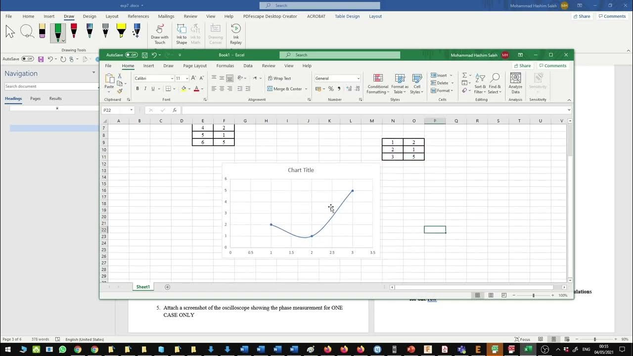 How to plot XY graph with selected x and y data in excel - YouTube