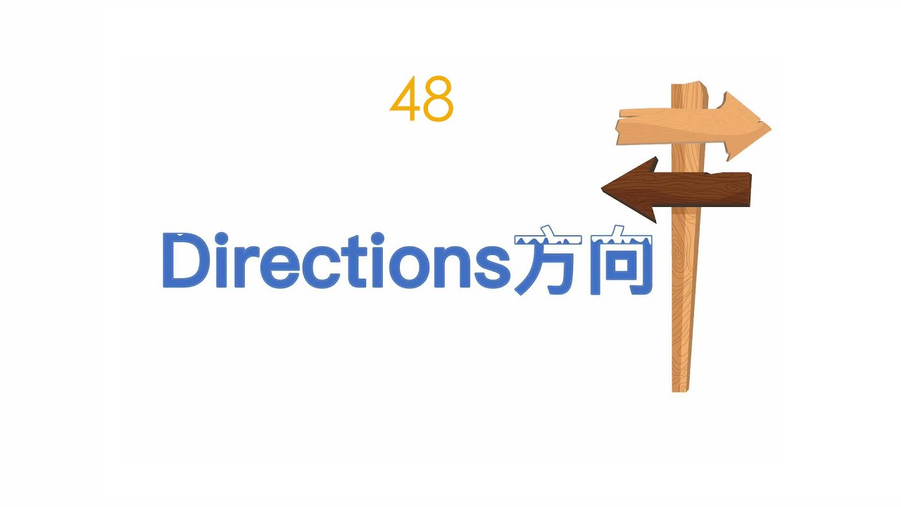 48 Directions 方向，Kids Dialogues | Learn English for Kids | Easy ...