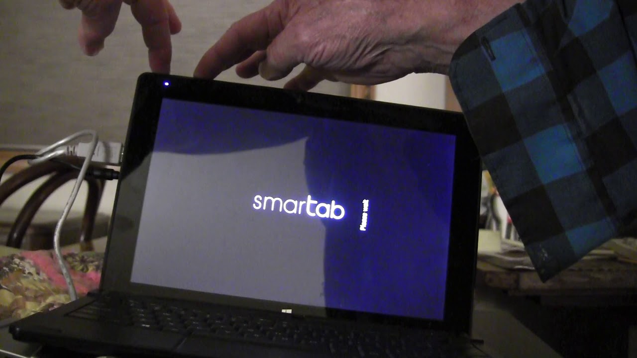 Smartab 1050STW reset instructions. - YouTube