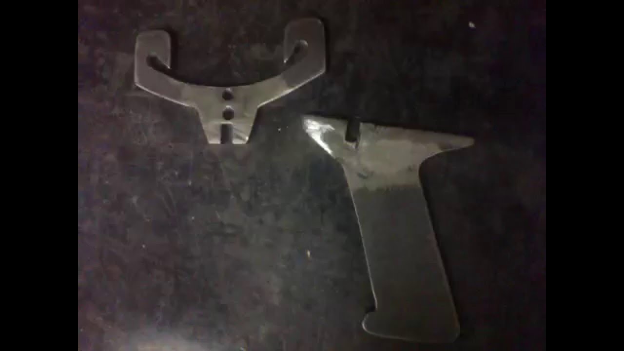 Estilingue caseiro, atiradeira desmontável 1/2 - YouTube