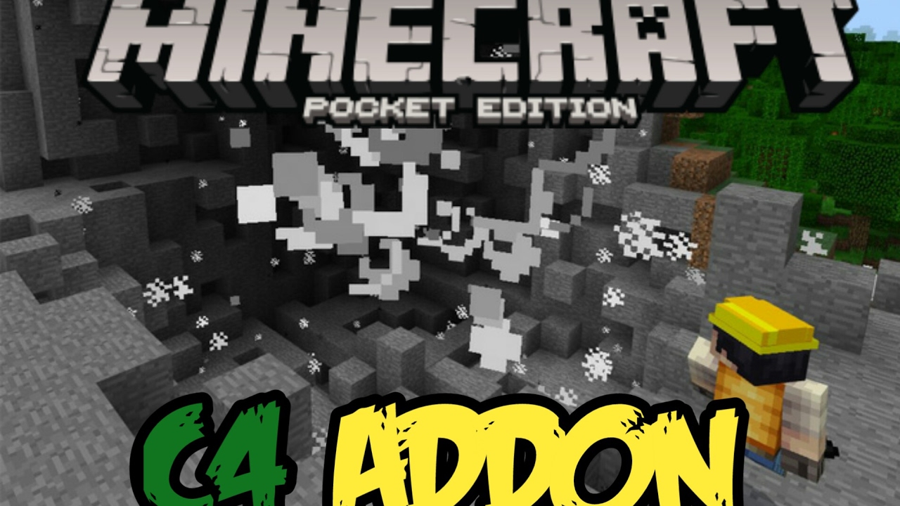 "C4 ADDON" | MINECRAFT PE MOD SHOWCASE | MALAYSIA - YouTube