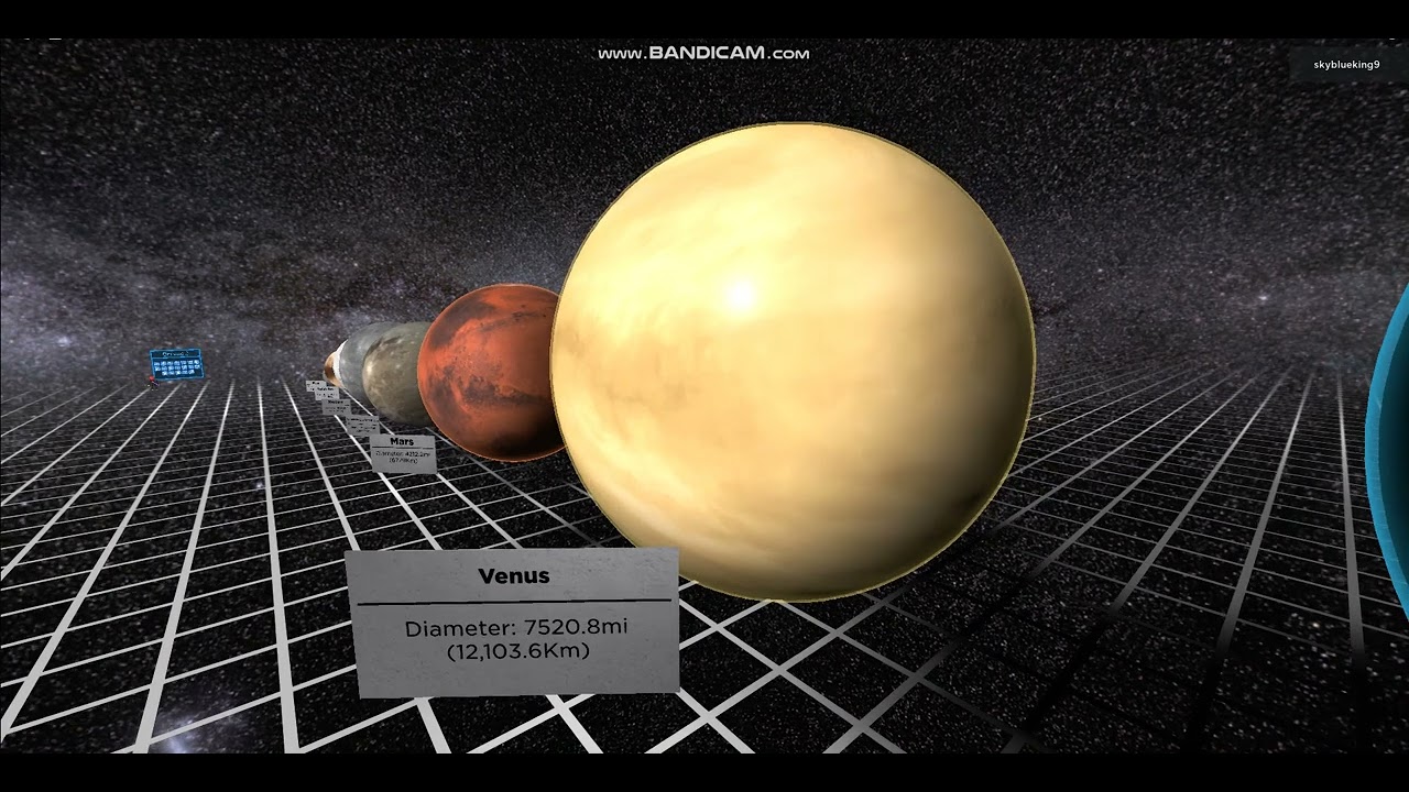 Roblox Solar System Size Comparison - YouTube