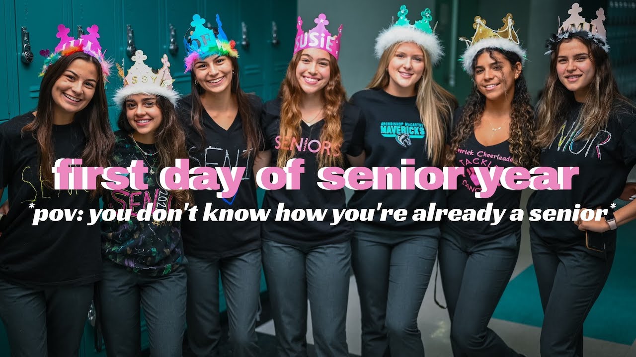 pov: it's your LAST first day of highschool EVER... - YouTube