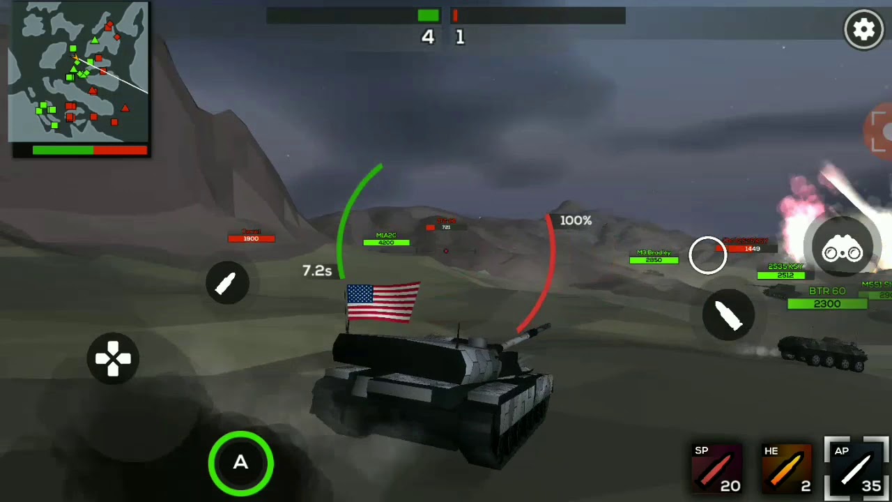 Poly Tank 2 Gameplay Pc/Android Com T95 Over Power! - YouTube