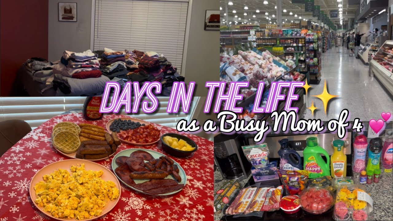 Busy life of a single mom of 4 | WORK/MOM LIFE BALANCE💜 + COOKING ...