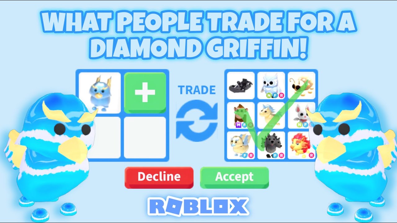 What People TRADE for a DIAMOND GRIFFIN! 💎 ♡ Roblox - Adopt Me ...