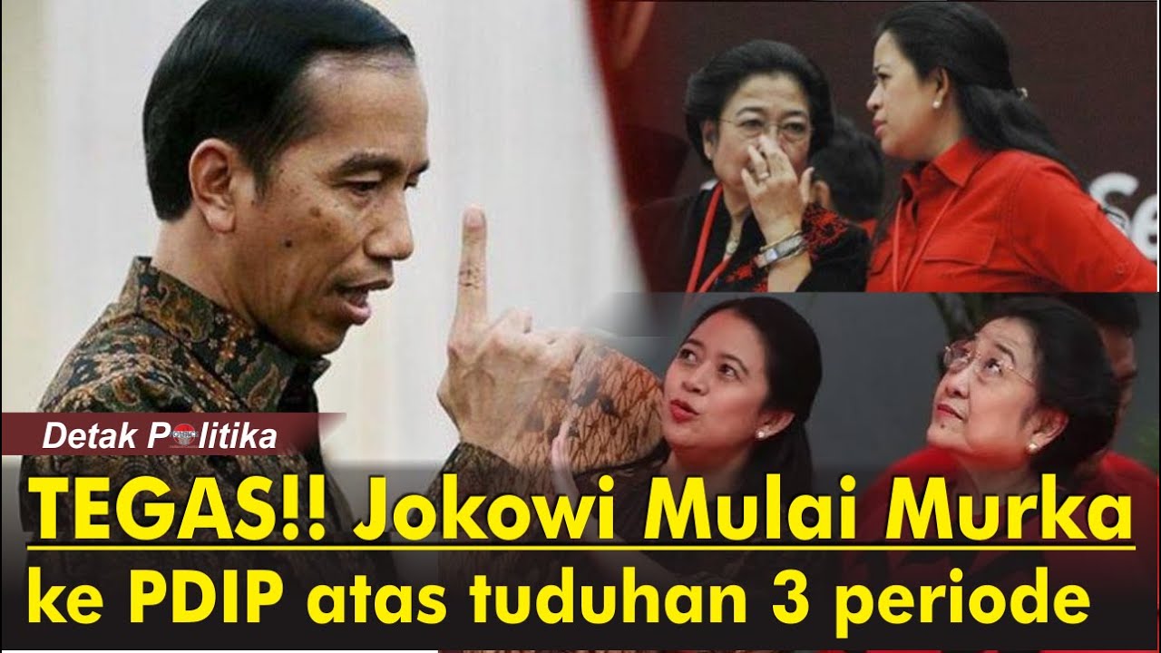 Marah!! Jokowi Mulai Murka ke PDIP atas tuduhan perpanjangan 3 periode | hati-hati PDIP #pdip ...