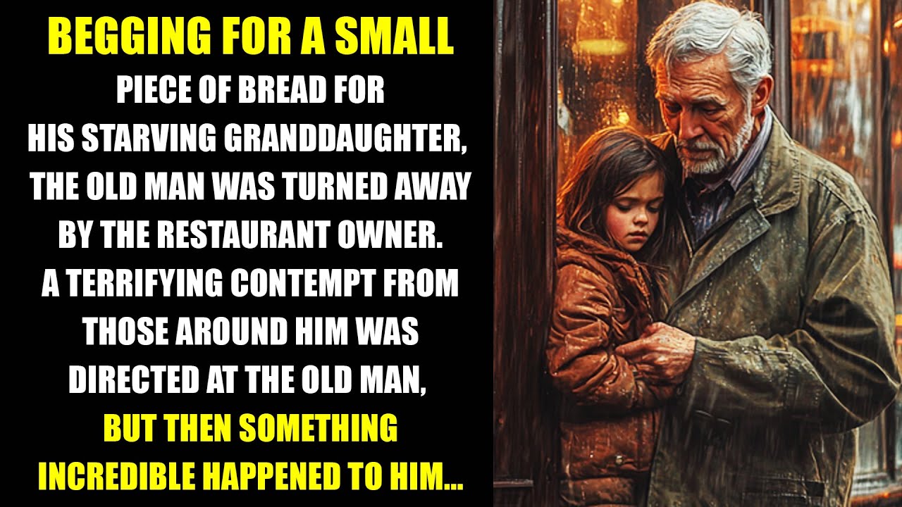 The old man begged for bread for his starving granddaughter, but was ...