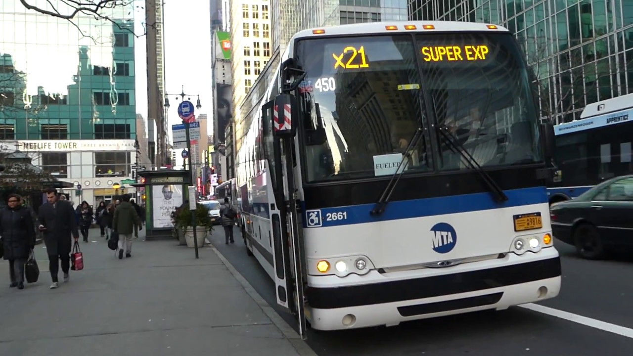 MTA NYCT Bus: 2015 Prevost X3-45 X21 Super Express Bus #2661 at 6th Ave ...