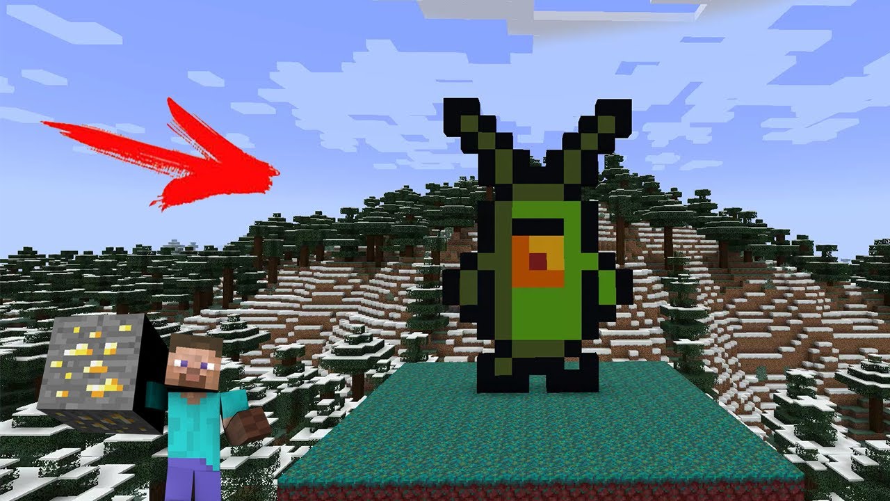 How to make PLANKTON in Minecraft - YouTube