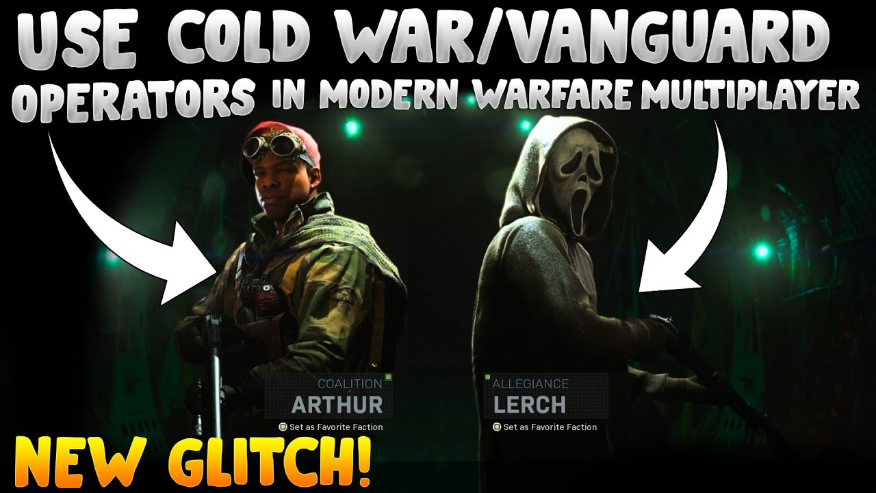 USE COLD WAR OPERATORS IN MULTIPLAYER IN MODERN WARFARE GLITCH! EASY ...