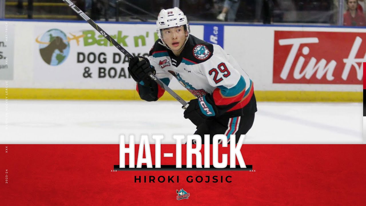 WHL Hat-Tricks - Hiroki Gojsic - YouTube
