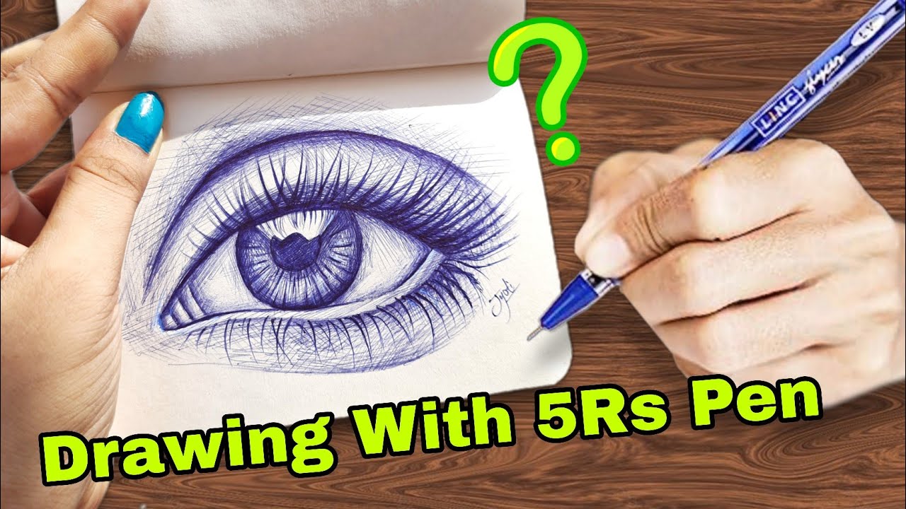 Drawing With 5Rs Pen 🖊️😱 , Is it Possible? - YouTube