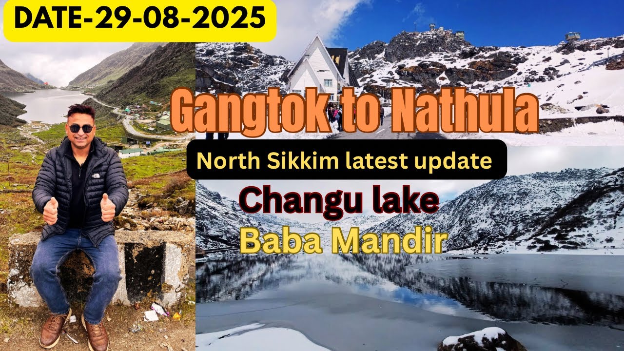 North Sikkim latest update | changu lake Baba mandir | Gangtok to ...