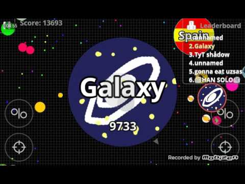Galaxy- AGARIO gameplay (14103 SCORE) - YouTube