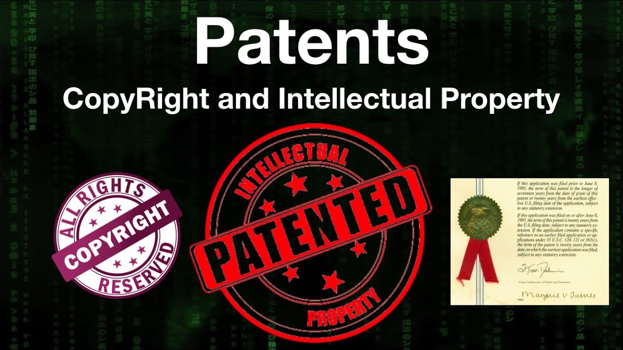 Patents CopyRight and Intellectual Property - YouTube