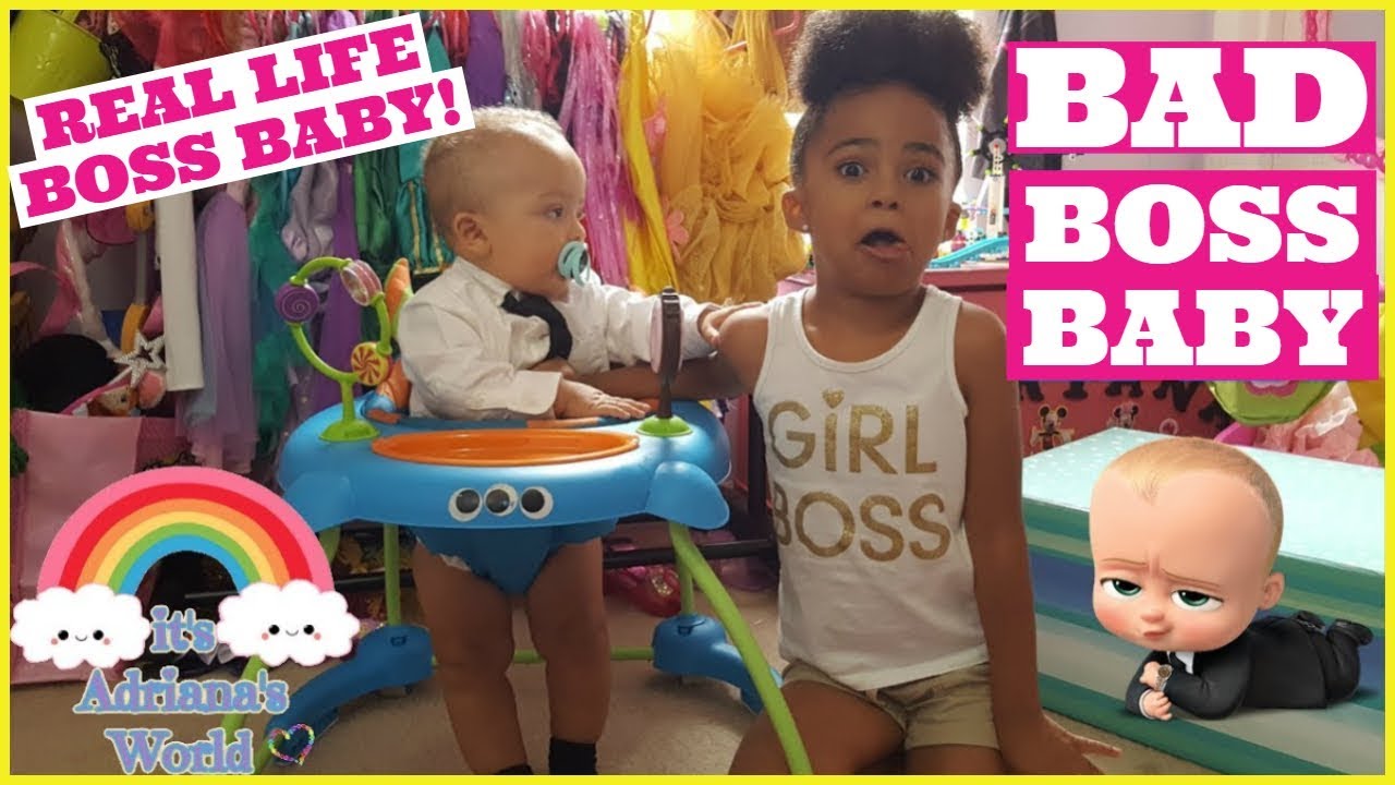 BAD BOSS BABY! REAL LIFE BOSS BABY! BOSS BABY MAKES A MESS! BOSS BABY ...