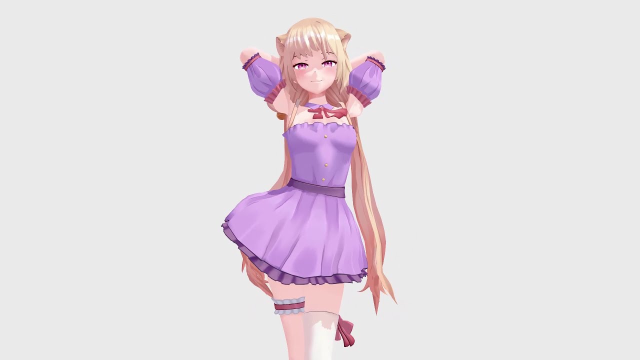 MMD Hip Sway TikTok Dance - 2 Phut Hon - YouTube