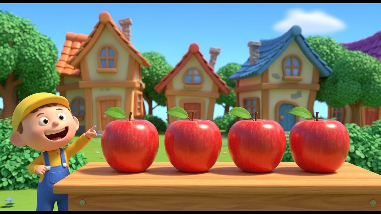 Contando Manzanas en el Mercado | Mejores Rimas Infantiles y Canciones ...