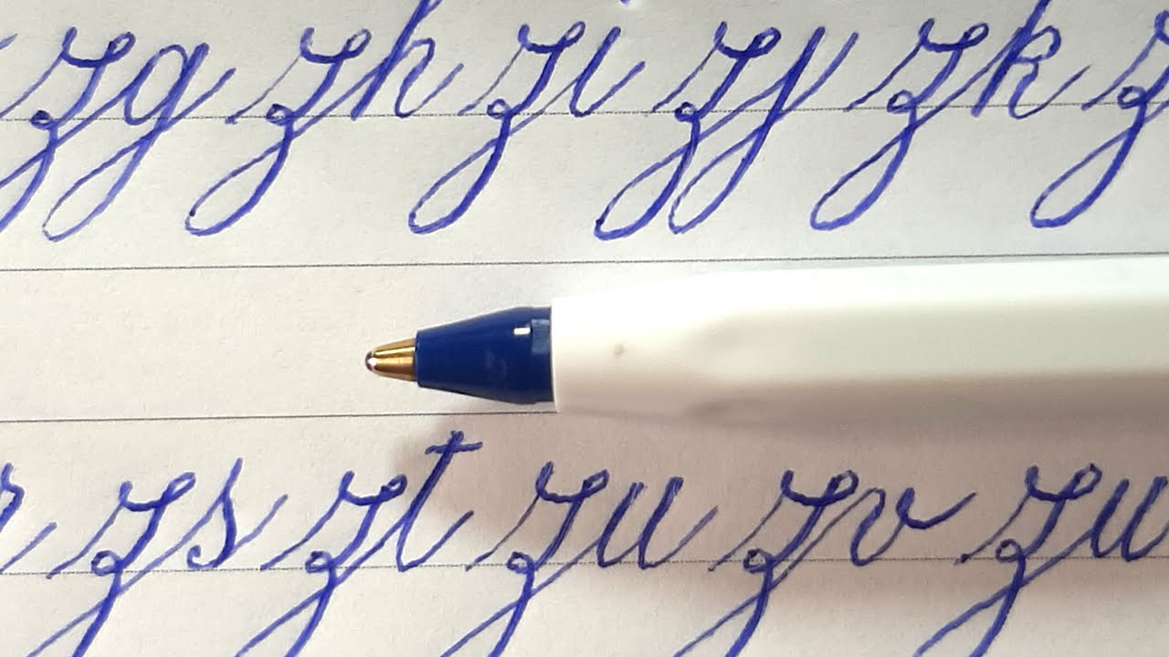 Let's practice small z , copperplate handwriting - YouTube