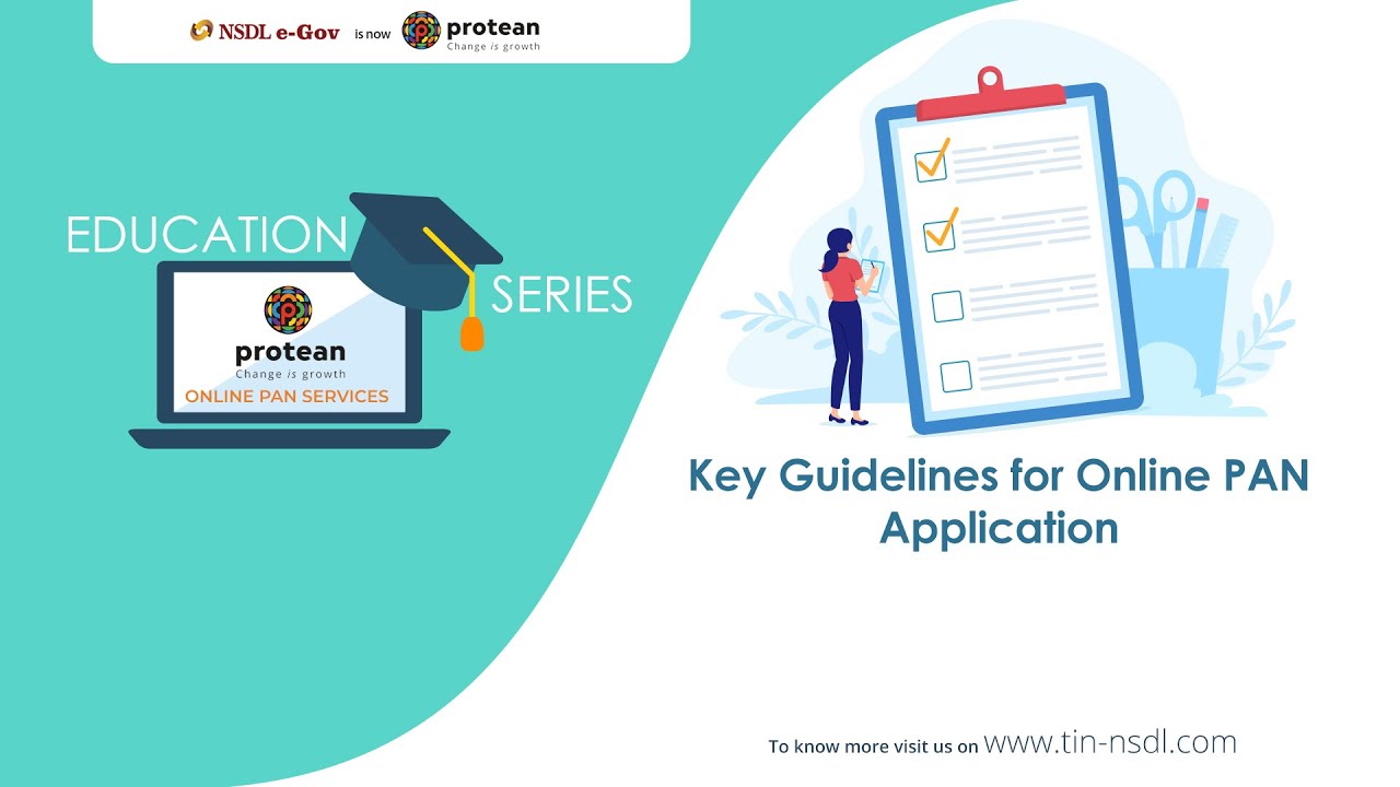 Key Guidelines for Online PAN application - YouTube