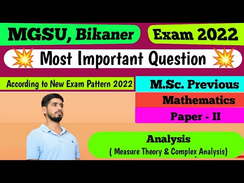 Most Questions for MSc maths, MA Maths, previous, mathematics, # ...