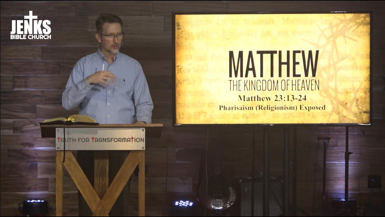 Matthew 23:13-24, Pharisaism (Religionism) Exposed, pt. 1 - YouTube