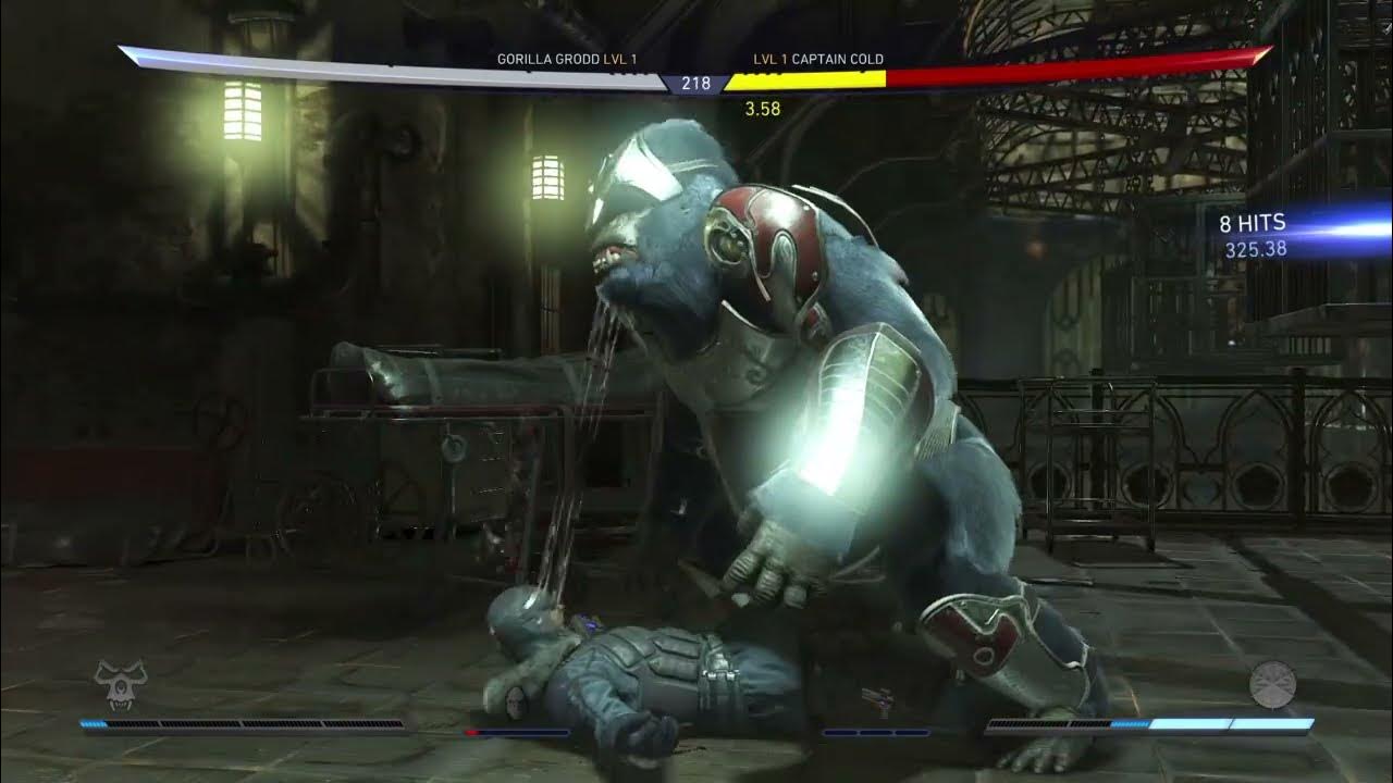 Injustice 2: 100 Men vs 1 Gorilla – Flawless Vortex No-Hit Match (Gorilla Grodd vs Captain Cold ...