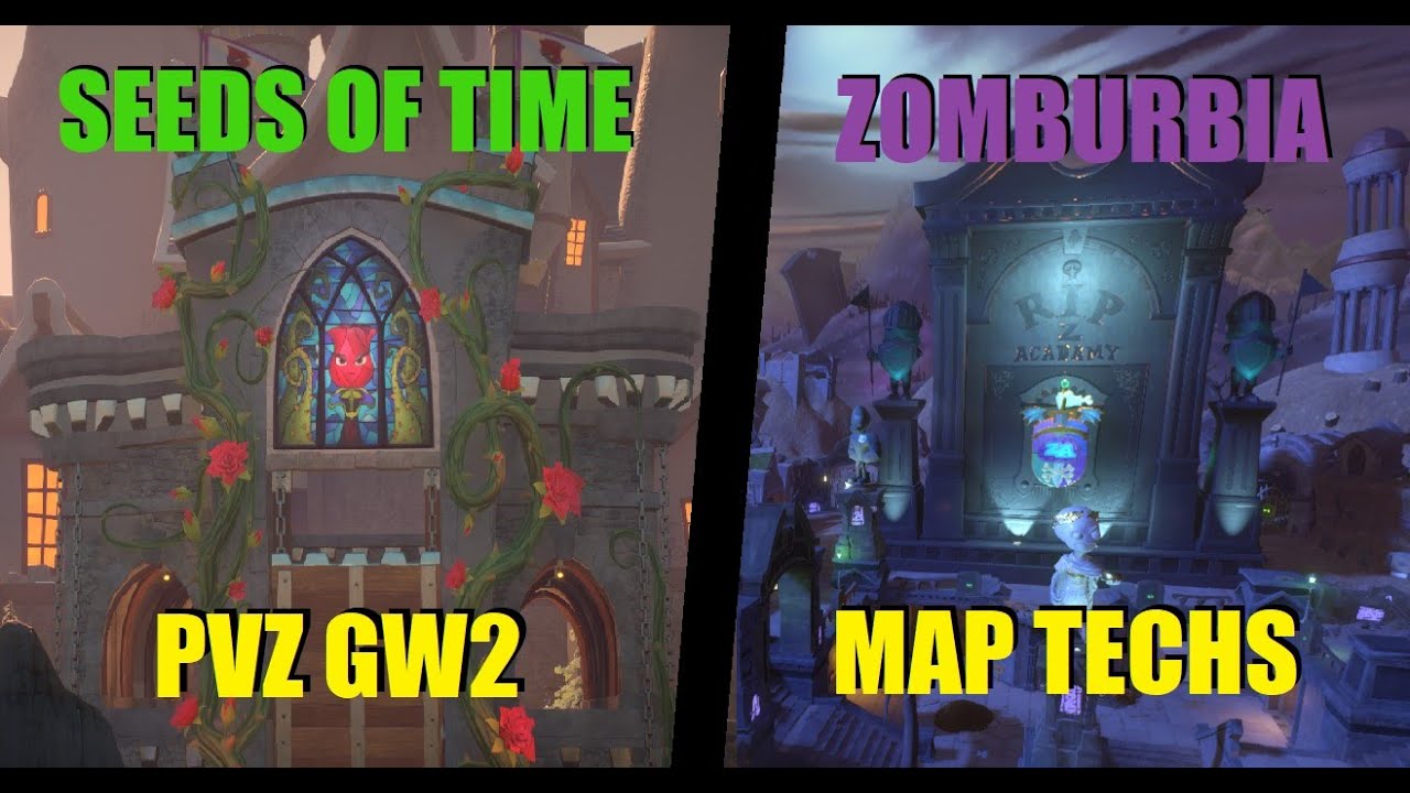 PvZ GW2 - Map Techniques (Seeds of Time + Zomburbia) - YouTube