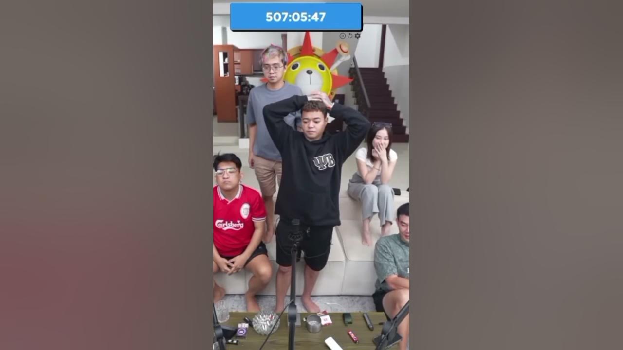 SEMUA KAGET KETIKA LIVE STREAM JADI 500 JAM 😱 #marapthon2 #yb #tierison #garry #yuka #a4aclan ...