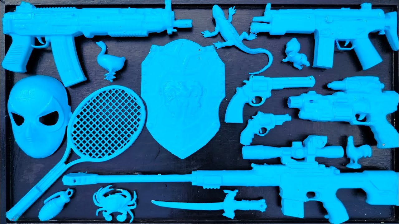Cleans Nerf Sniper Rifle, Assault Rifle, Ak47, Shotgun, Glock Pistol ...