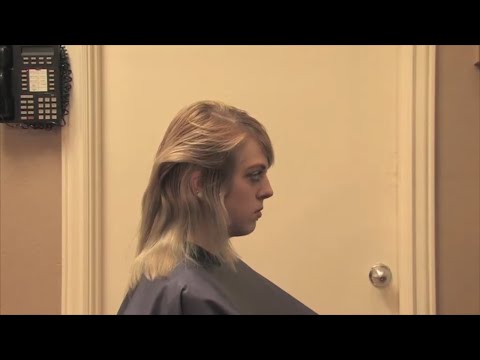 Hannah AZ - Pt 2: Blonde Long to Cute Pixie (Free Video)
