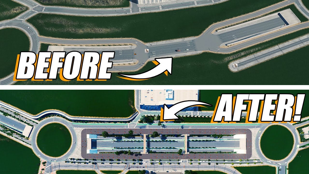 Sunken Highways are the BEST kind of Urban freeways in Cities Skylines ...