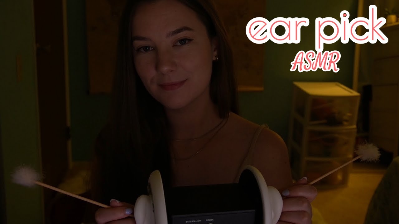 ASMR ♡ INTENSE Wooden Ear Picking (No talking) - YouTube