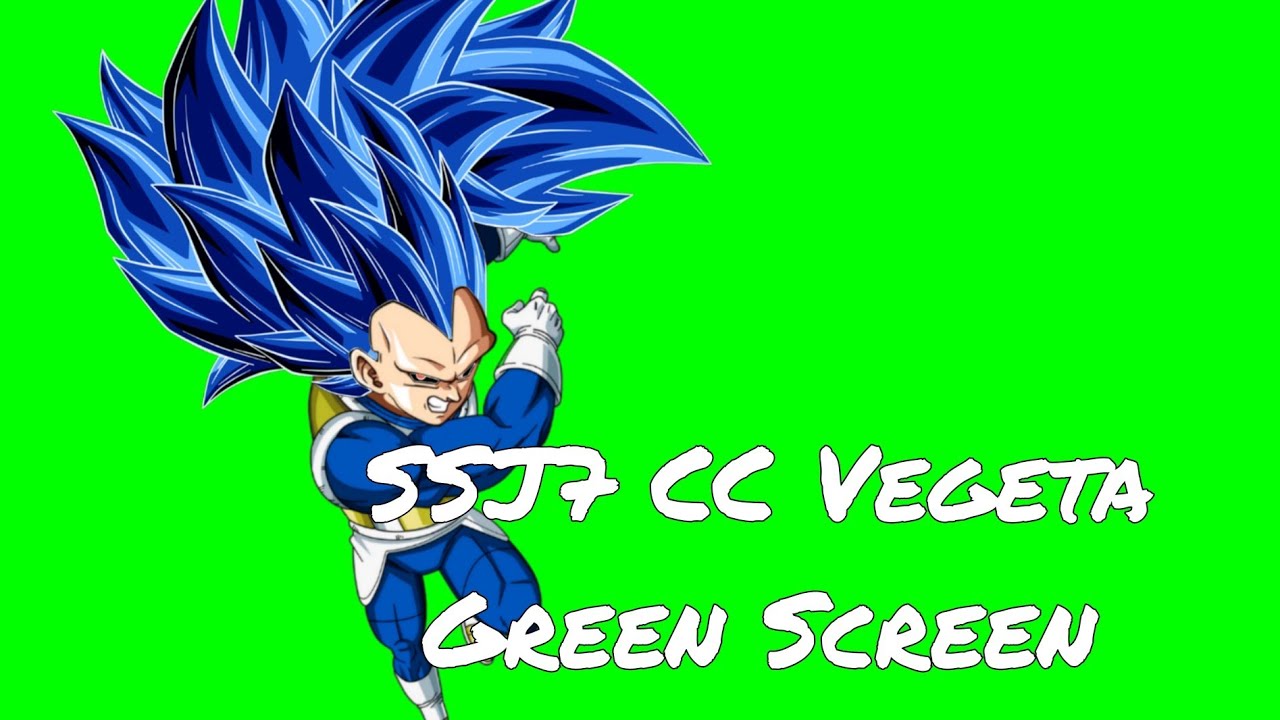 SSJ7 CC Vegeta | Green Screen - YouTube