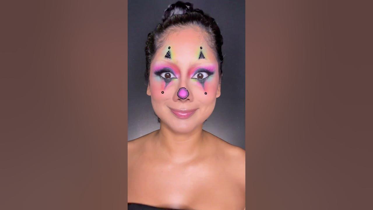 Easy Clown Makeup Tutorial Glam Clownmakeup Sexyclown Youtube