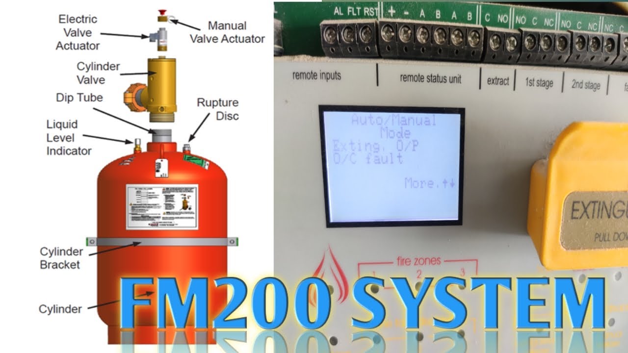 FM200 system /context plus /O&C trouble rectify,fm200 के फॉल्ट को कैसे ...