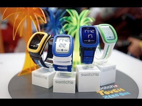 Часы Swatch Touch Zero One - YouTube