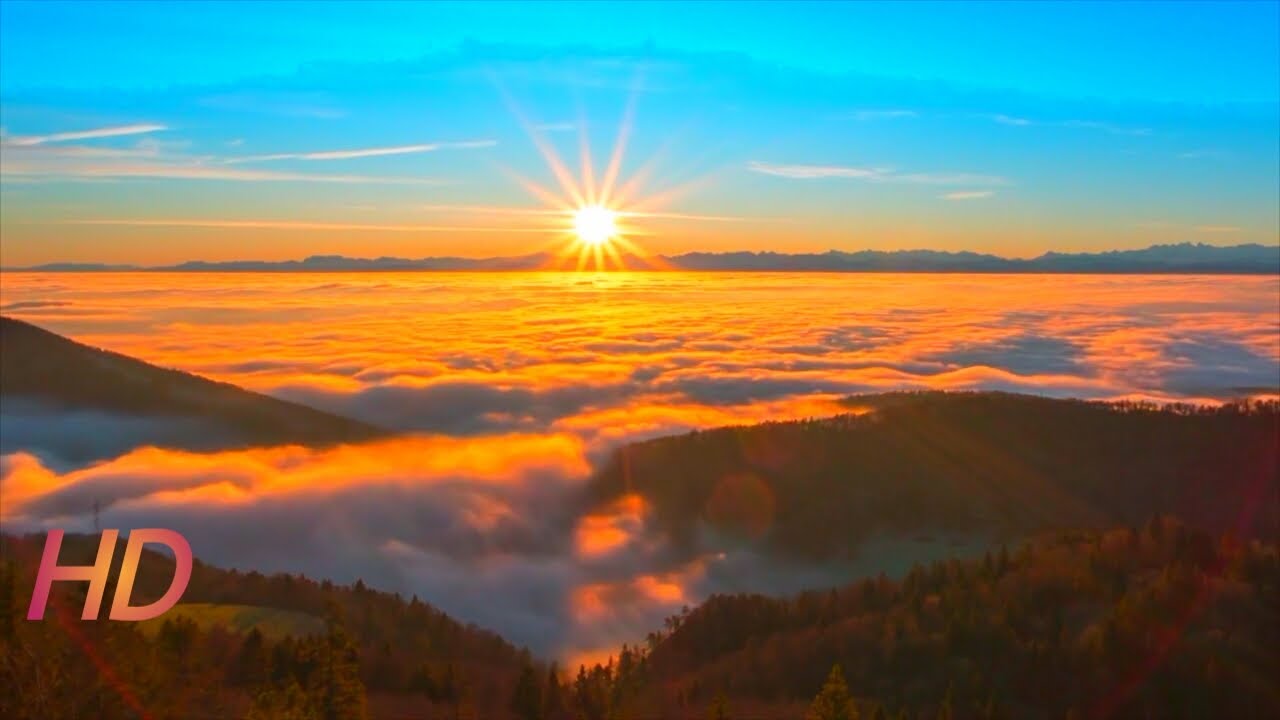 Beautiful sunrise video // Beautiful sunrise time lapse - YouTube