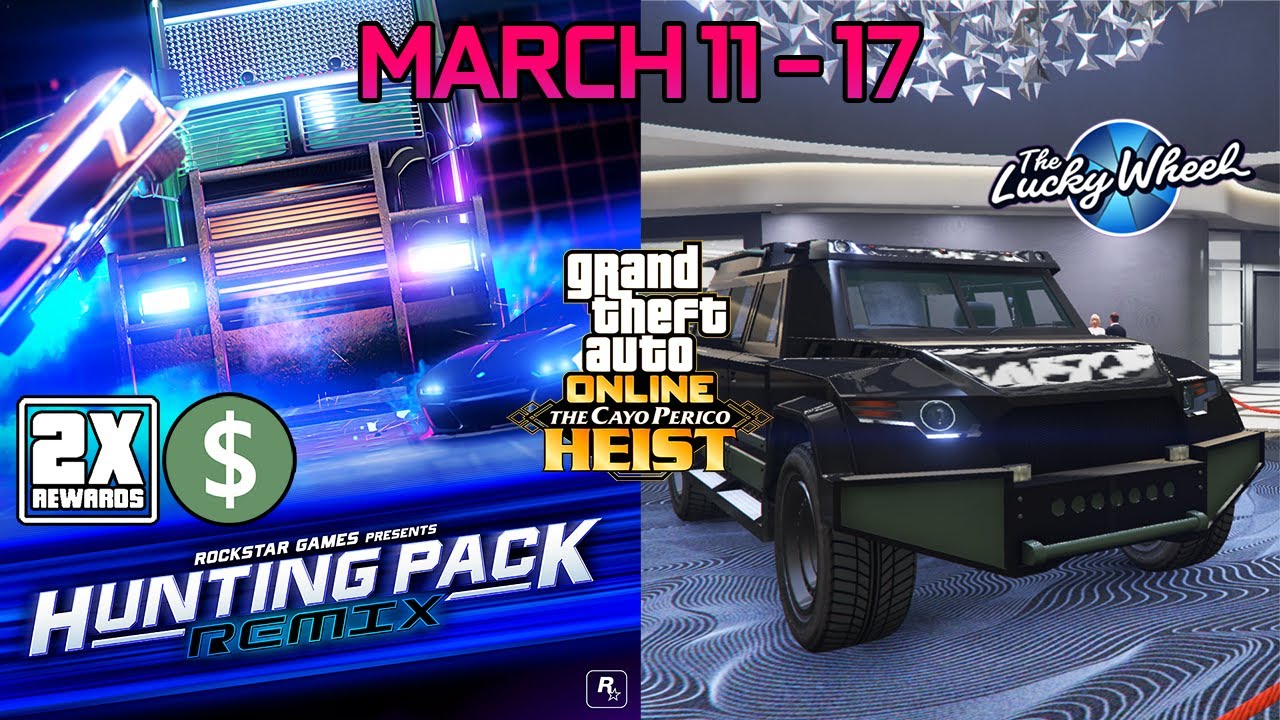 GTA ONLINE Weekly Update: Hunting Pack Remix + Transform Race Bonuses ...