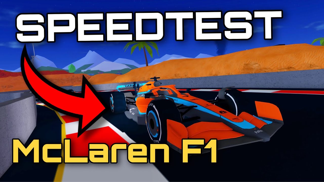 Roblox Jailbreak McLaren F1 SPEEDTEST | Is it worth it? - YouTube