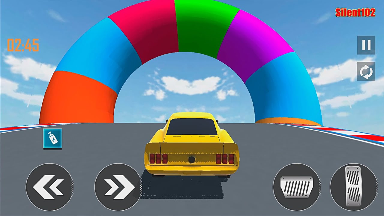Skyline Car Stunts : Mega Ramp Stunt Racing Games #2 - Android Gameplay ...