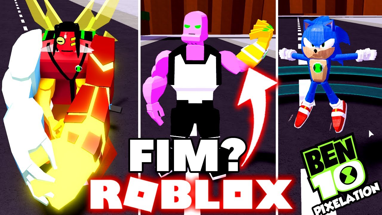 BEN 10 PIXELATION VAI ACABA? NOVO JOGO BEN 10 NO ROBLOX DO MESMO ...