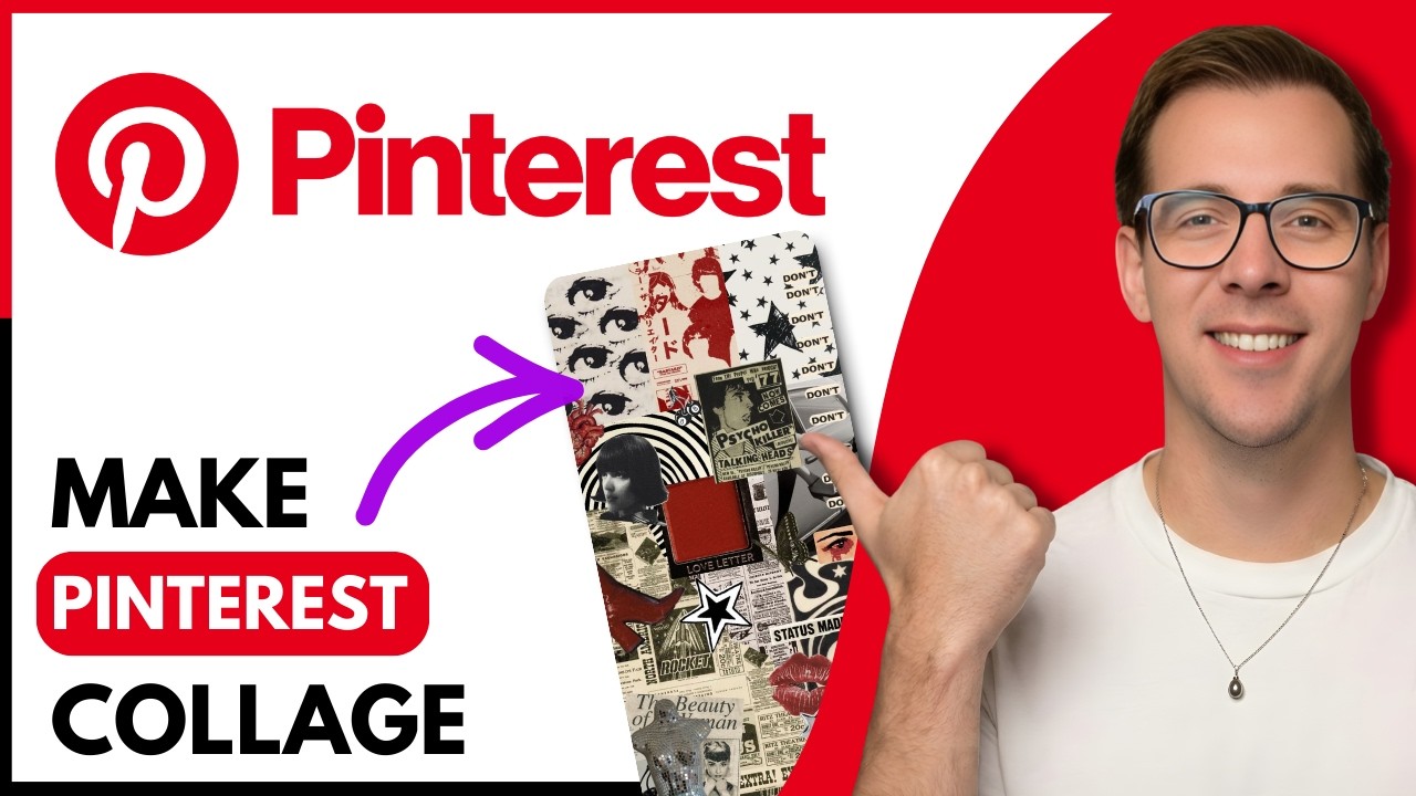 How To Make Pinterest Collage (Step By Step) - YouTube